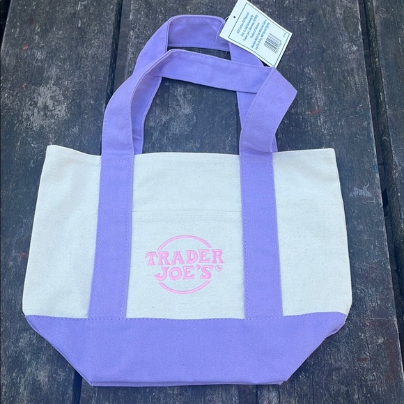 trader joe’s | Bags | Trader Joes Mini Tote Trader Joes Mini Pastel ...